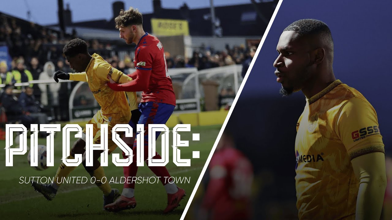 U’s Pitch Side View - Aldershot Town 26/12/25 NL - YouTube