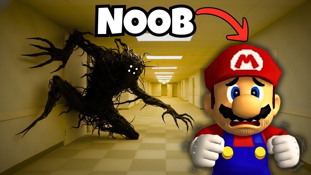 Mi amigo NOOB entra a los BACKROOMS por primera vez (Mario 64) - YouTube