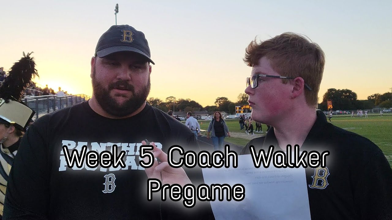 Week 5 Coach Walker Pregame Interview - YouTube