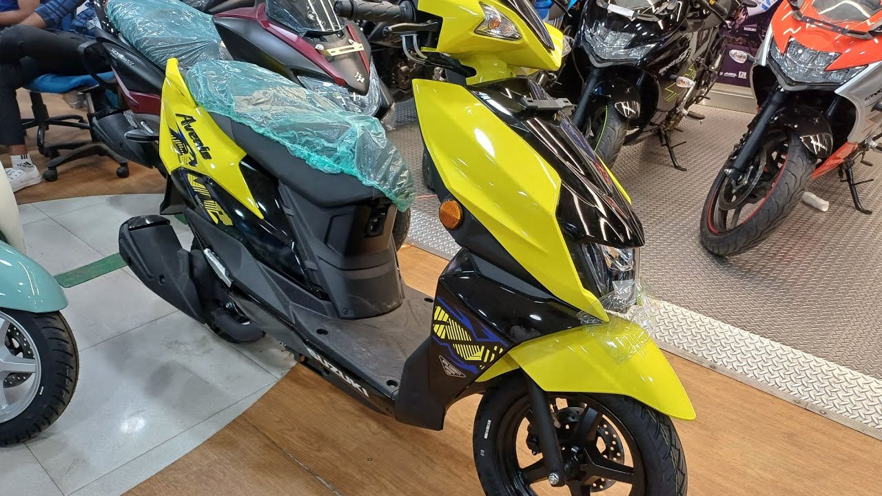 new yellow colour scooty 2024 Suzuki Avenis 125 Full Details Hindi ...
