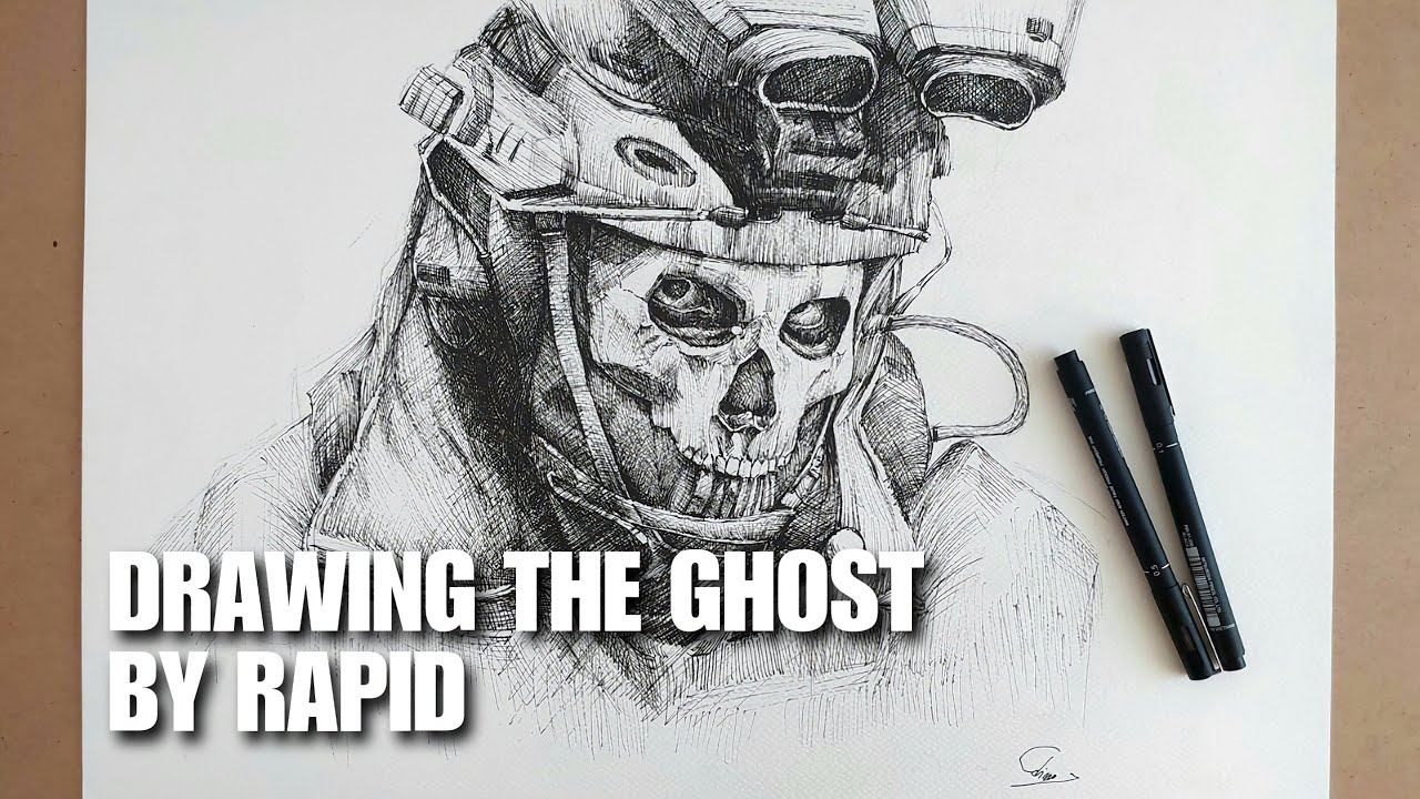 Drawing the ghost simon rilay: Call of Duty modern warfare 2 - YouTube