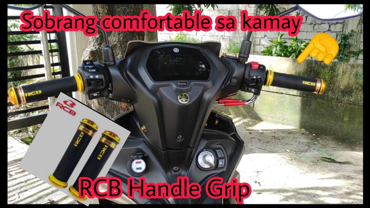 RCB Handle Grip For Yamaha Sniper 155R | How To Install | Napakalambot ...