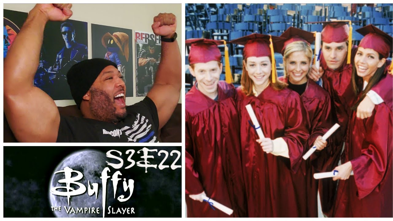 Buffy The Vampire Slayer 3x22 "Graduation Day Part 2" REACTION! Nothing ...
