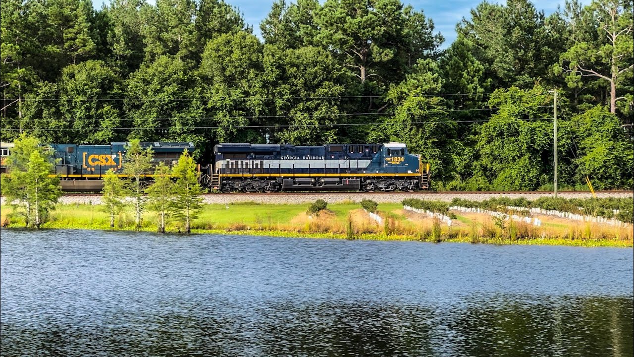CSX 1834 ES44AH 𝐆𝐄𝐎𝐑𝐆𝐈𝐀 𝐑𝐀𝐈𝐋𝐑𝐎𝐀𝐃 leads ID: I125-17 South to East ...