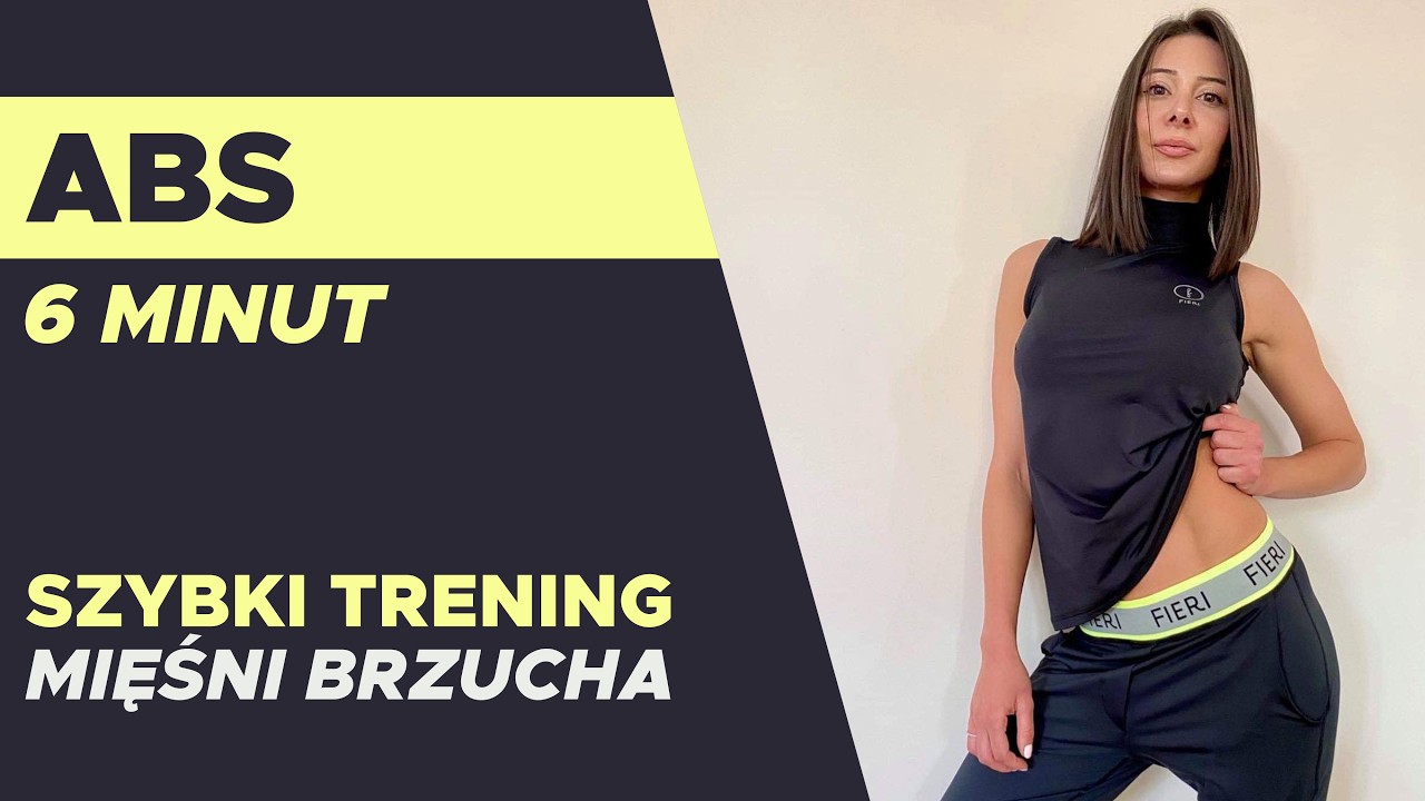 6 Minutowy Trening Abs - Trening Mięśni Prostych i Skośnych Brzucha ...