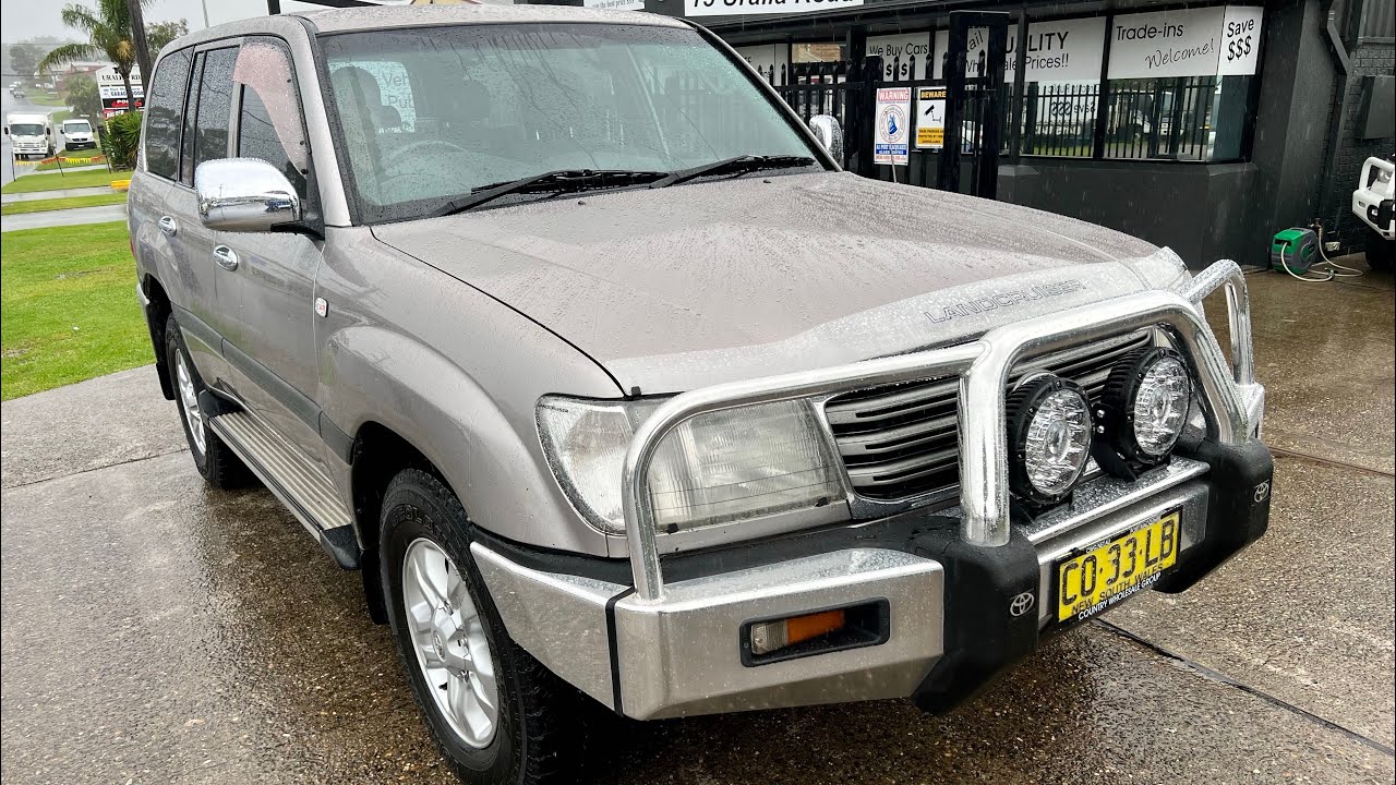 Toyota Landcruiser GXL 100 series 4.2 Turbo Diesel Manual - YouTube