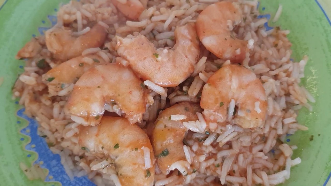 RIZ AU CREVETTE - YouTube