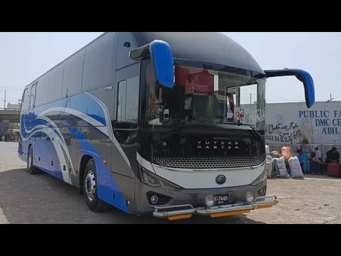 Adil Shah coach Yutong nova busKot Addu to Karachi part 1 - YouTube