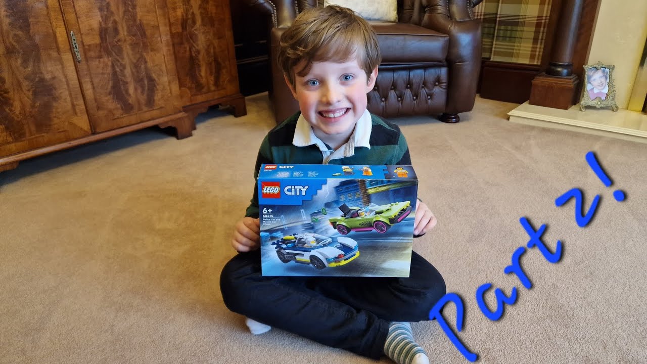 Build with me: police car and muscle car chase! Part 2 - YouTube