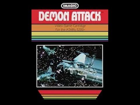 demon attack c64 imagic 1984 commodore 64 nostalgia longplay RETRO VIDEO GAME - YouTube