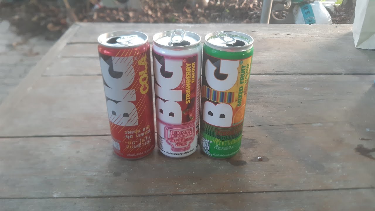 Review : AJE Big Cola, Strawberry Flavour, Mixed Fruit Flavour อาเจ ...