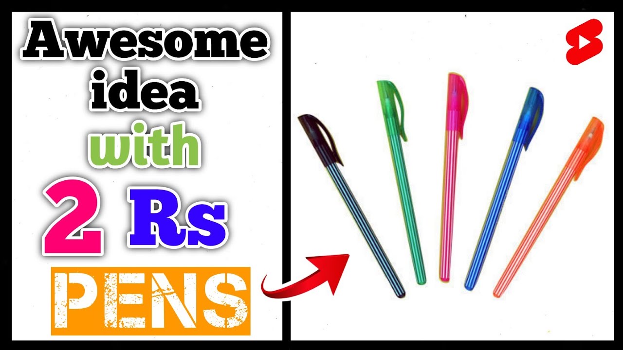 2 Rs pens life hacks🔥 #short - YouTube
