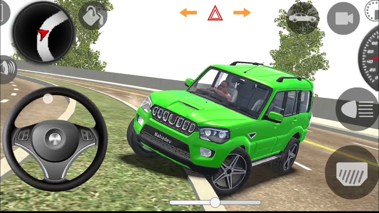Mahindra Scorpio classic modify color and wheel test on road highway ...