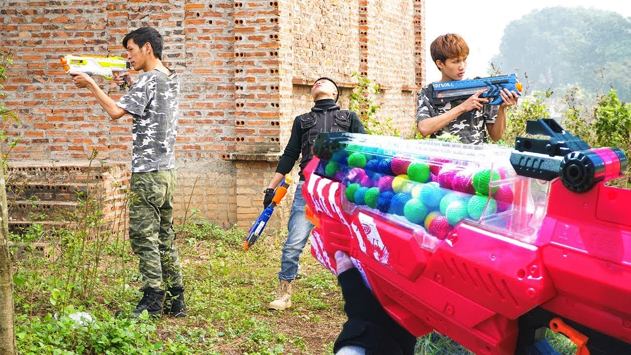 CF Legends Real Life: ROOMMATE BATTLE Nerf Guns Squad Game NERF WAR ...
