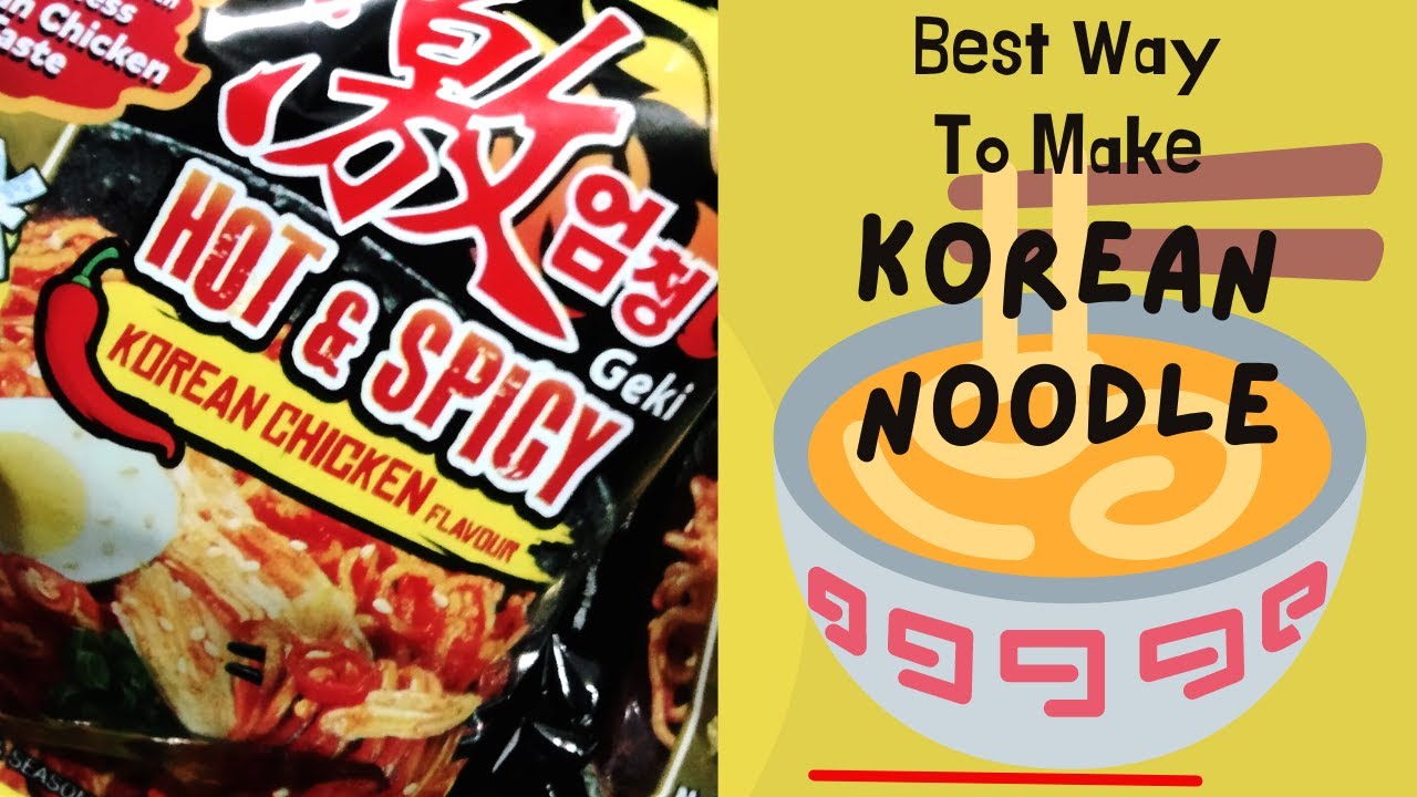 Hot & Spicy Korean Noodles 🍜 l Kha Kar Maja Aa Gya l Bhut Tasty Hai 😋😋 ...