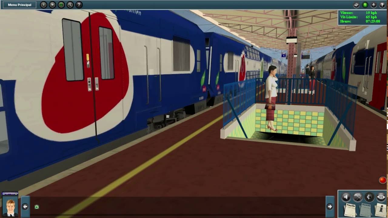 [Trainz 2010] Arrivée + Départ z20900 Rer - YouTube