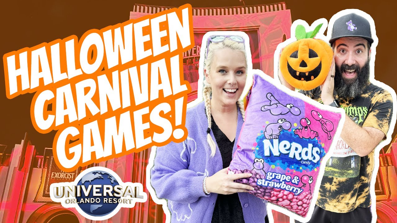 All The Halloween Carnival Game Prizes at Universal Orlando! - YouTube