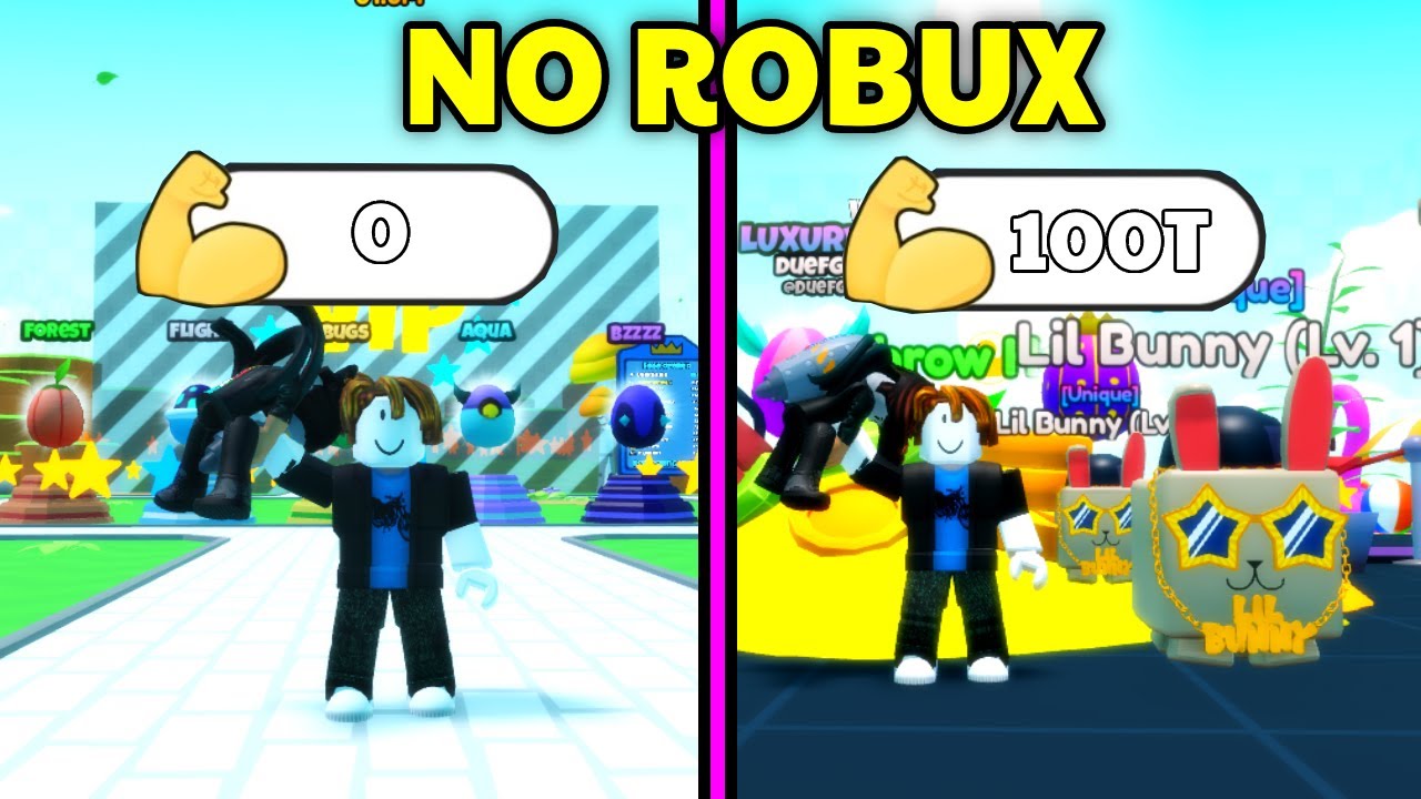 NOOB to PRO (NO ROBUX) in YEET A FRIEND Roblox @GTX4090 - YouTube