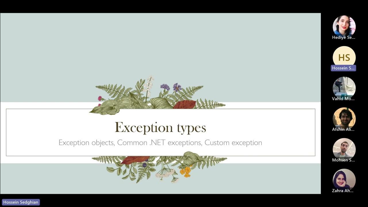Exceptions in C# - YouTube