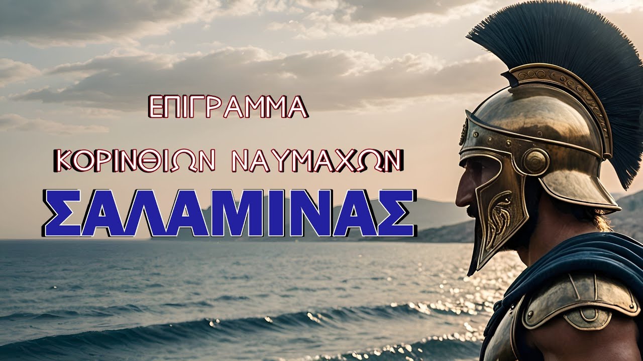 ΑΝΔΡΕΙΑΣ ΗΘΟΣ - Επίγραμμα Κορινθίων Σαλαμινομάχων - YouTube