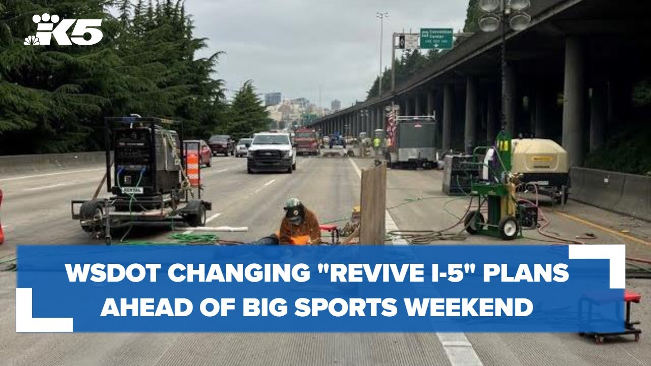 WSDOT making changes to Revive I-5 this weekend - YouTube