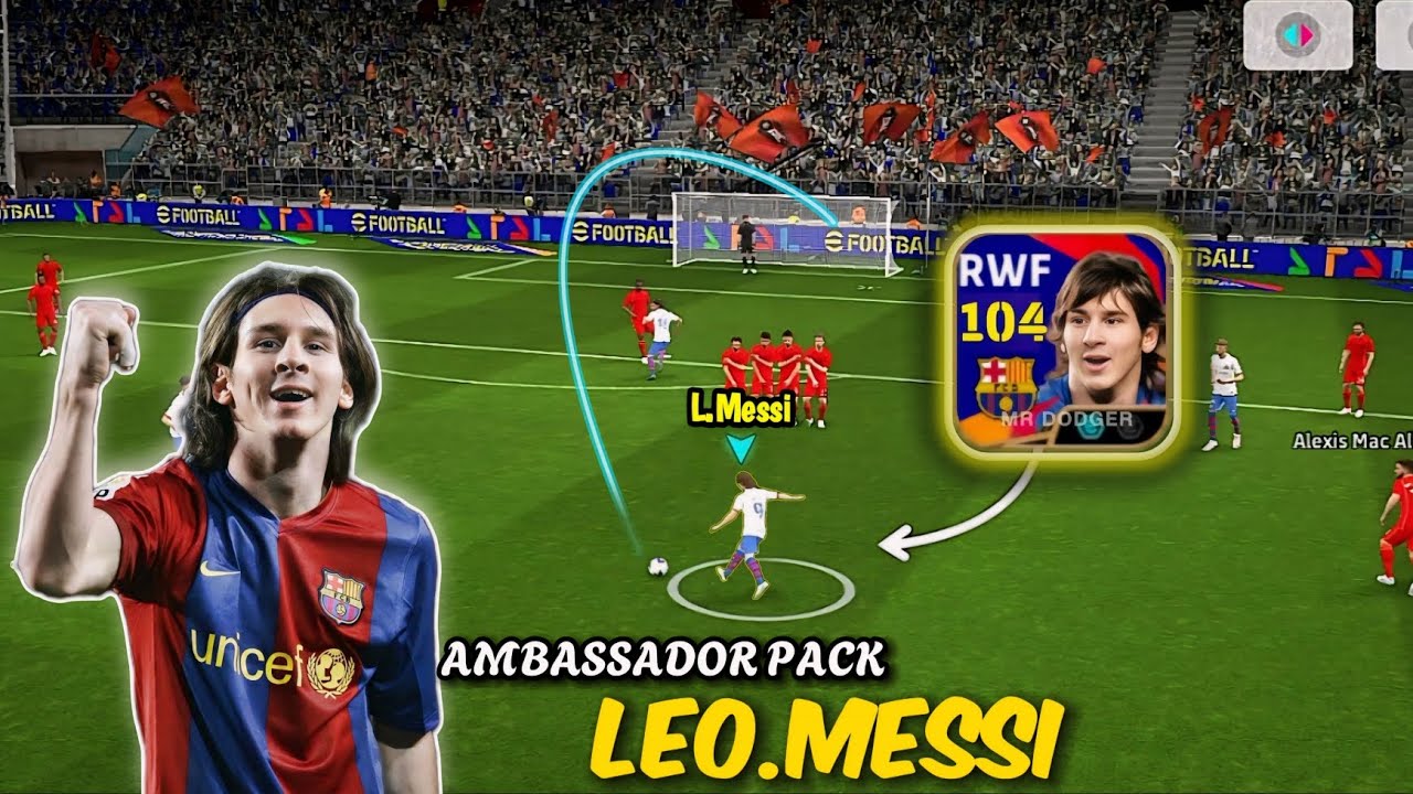 STOPPPPP!! This Leo Messi 104 Ambassador Pack Card is Insanly good 😮‍💨 ...