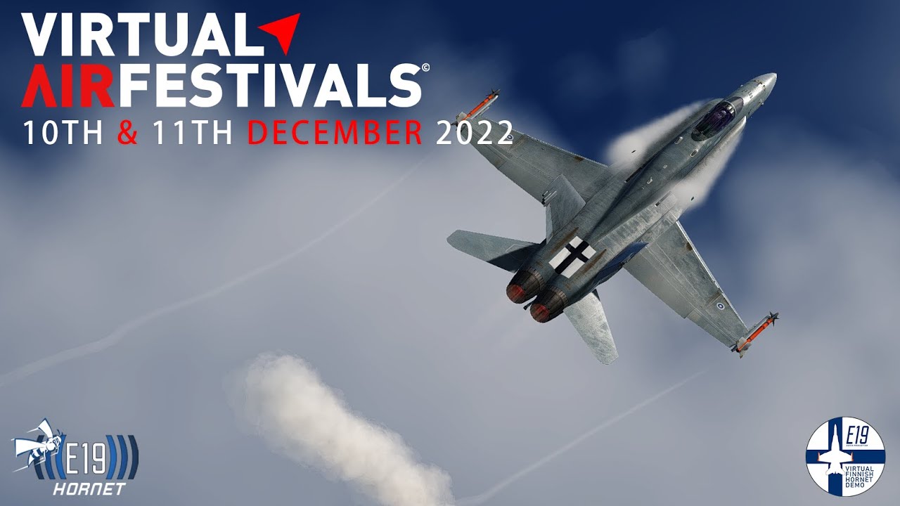 Finnish Air Force Hornet Display team arrive for VIAF 2022 - YouTube
