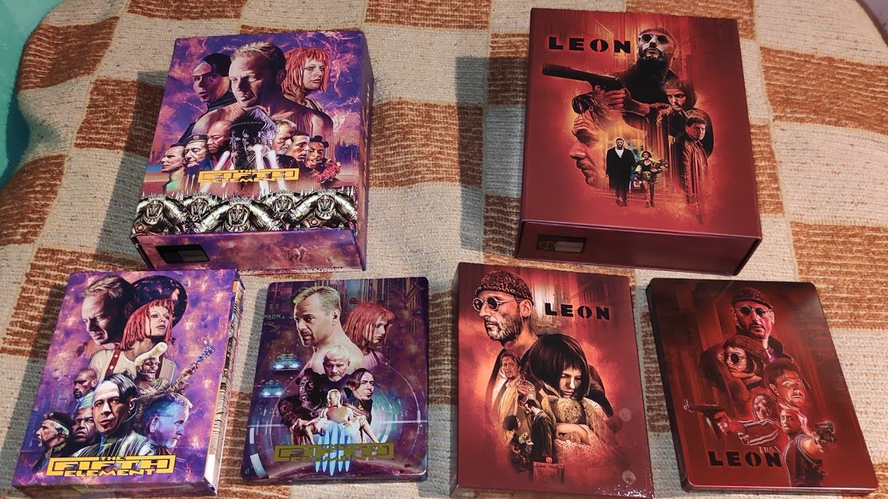 EverythingBlu Zavvi | Fifth Element | Leon Deluxe FullSlip Steelbook ...