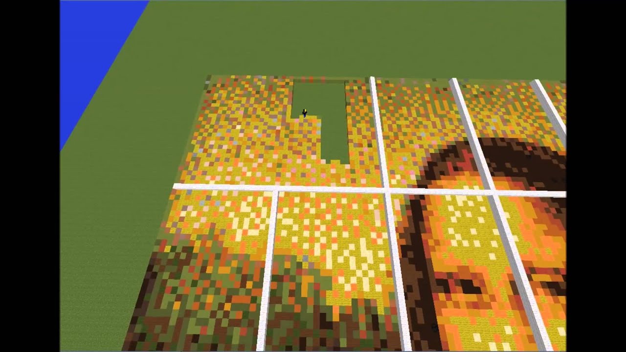 MINECRAFT TIMELAPSE MONA LISA PART THREE (FINAL) - YouTube