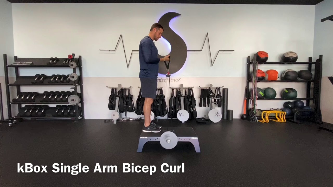 kBox Single Arm Bicep Curl - YouTube