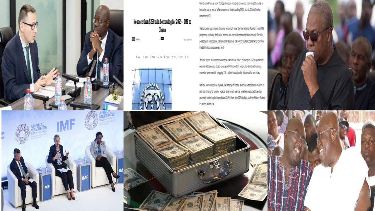 IMF breaks Mahama and NDC hearts, we wont allow you borrow .....in 2025 ...