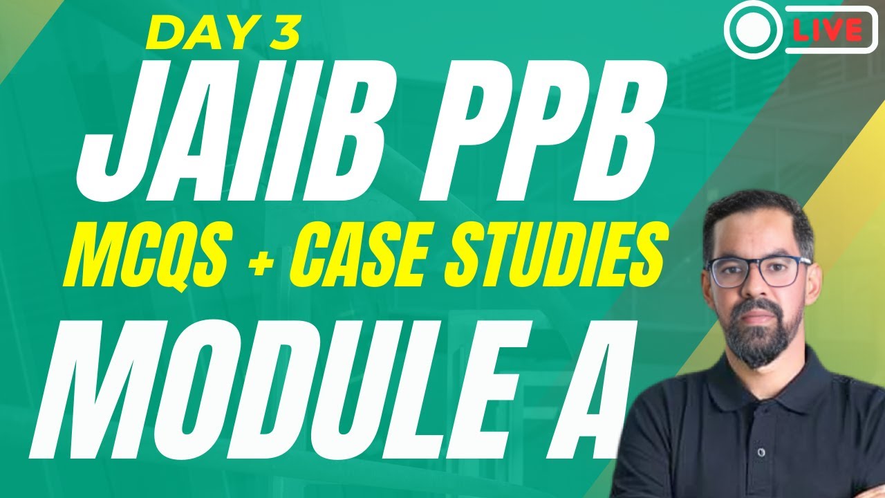 JAIIB May 2025 | PPB MCQs & Case Studies | JAIIB PPB Important Questions | PPB Online Classes ...