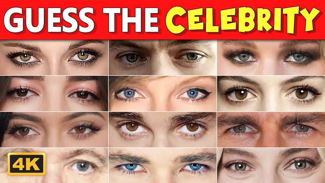👁️ Can You Name This Celebrity by Their Eyes? 🤩 50 Famous Celebrity ...