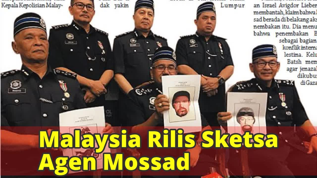 Malaysia Rilis Sketsa Agen Mossad - YouTube