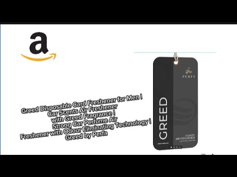 Perfa car air freshener (Amazon review) Influencer - YouTube