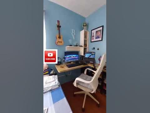 student desk setup for online classes - YouTube