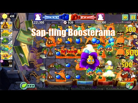PvZ2 Sap-fling Boosterama Arena Tutorial/Guide - YouTube