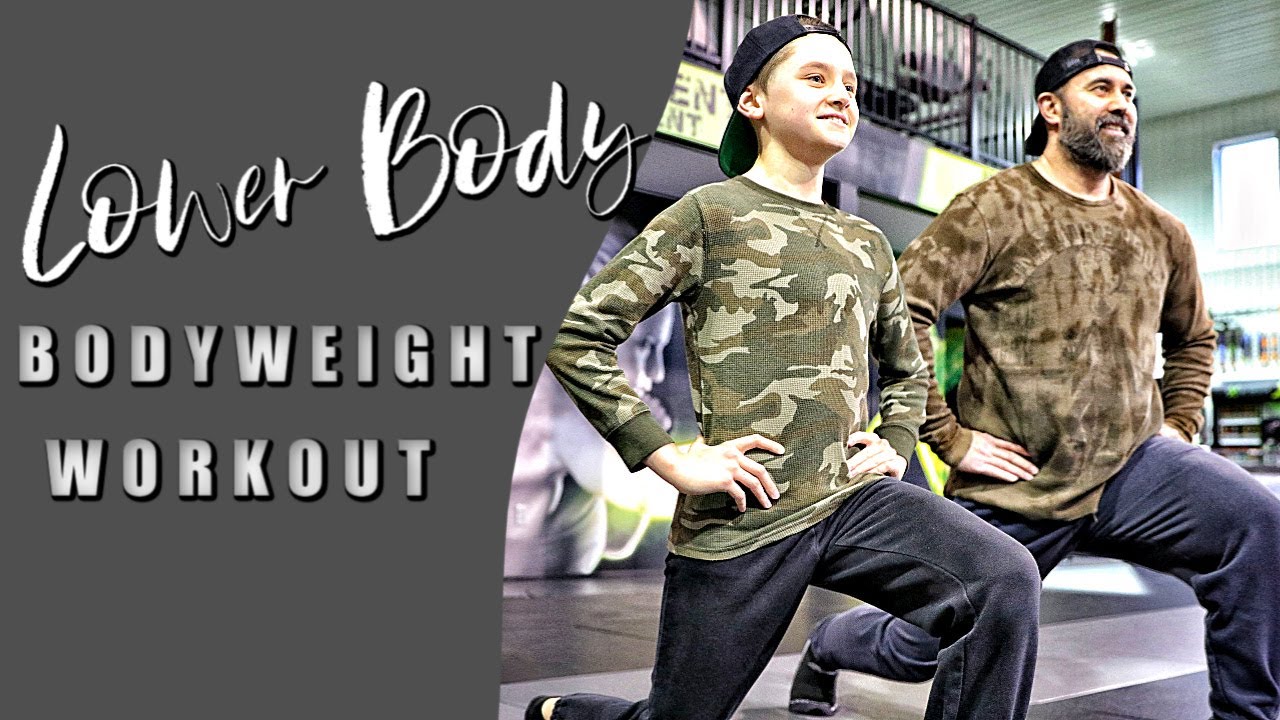 Bodyweight Workout | Lower Body Training Session - YouTube