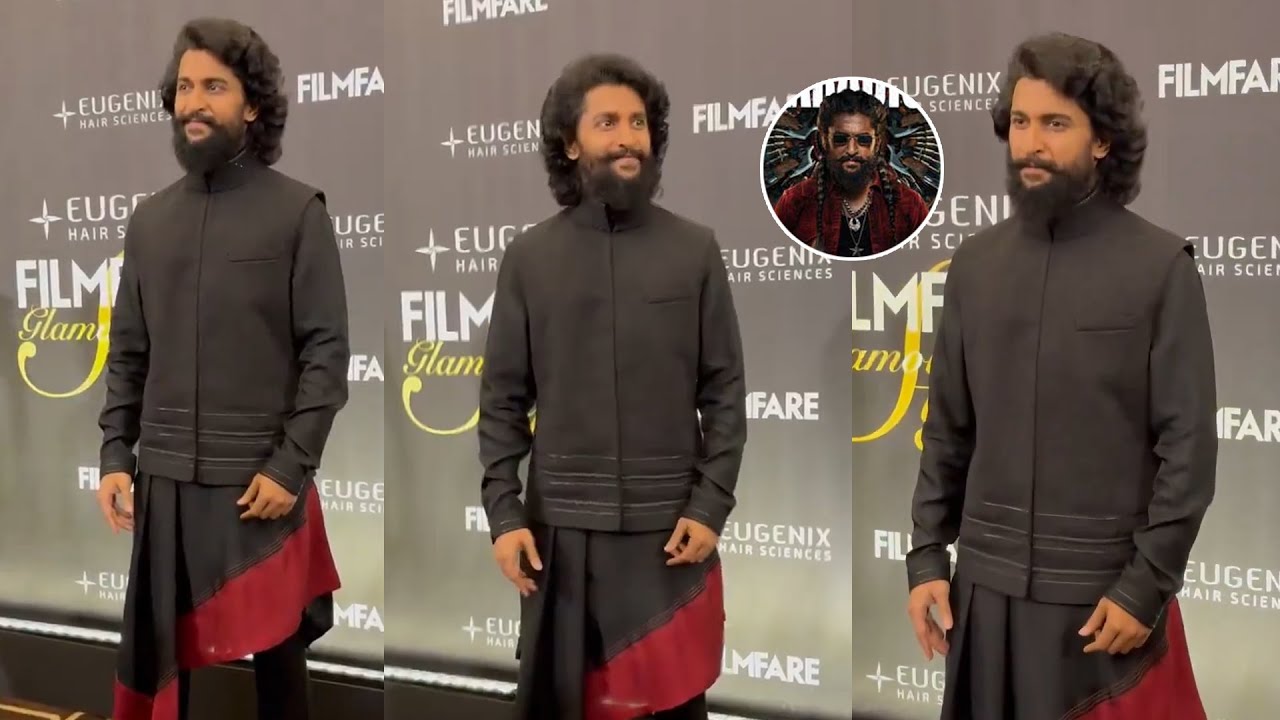 Natural Star Nani Royal Look at Filmfare Glamour & Style Awards in ...