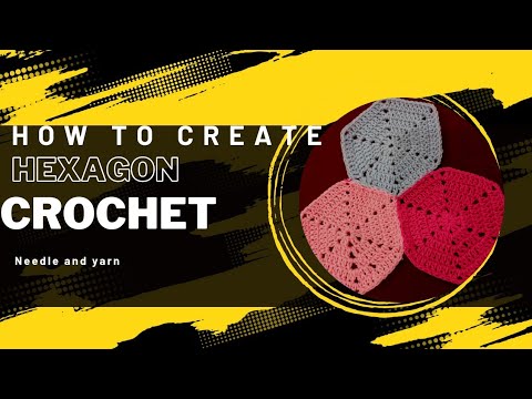How to make perfect Hexagon by crochet 🧶 - YouTube