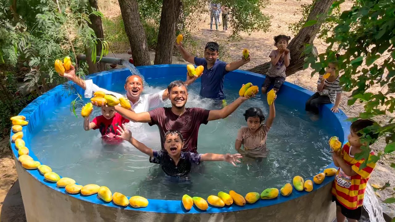 Swimming Pool Mein Ki Mango Party 🎉🥭 - YouTube