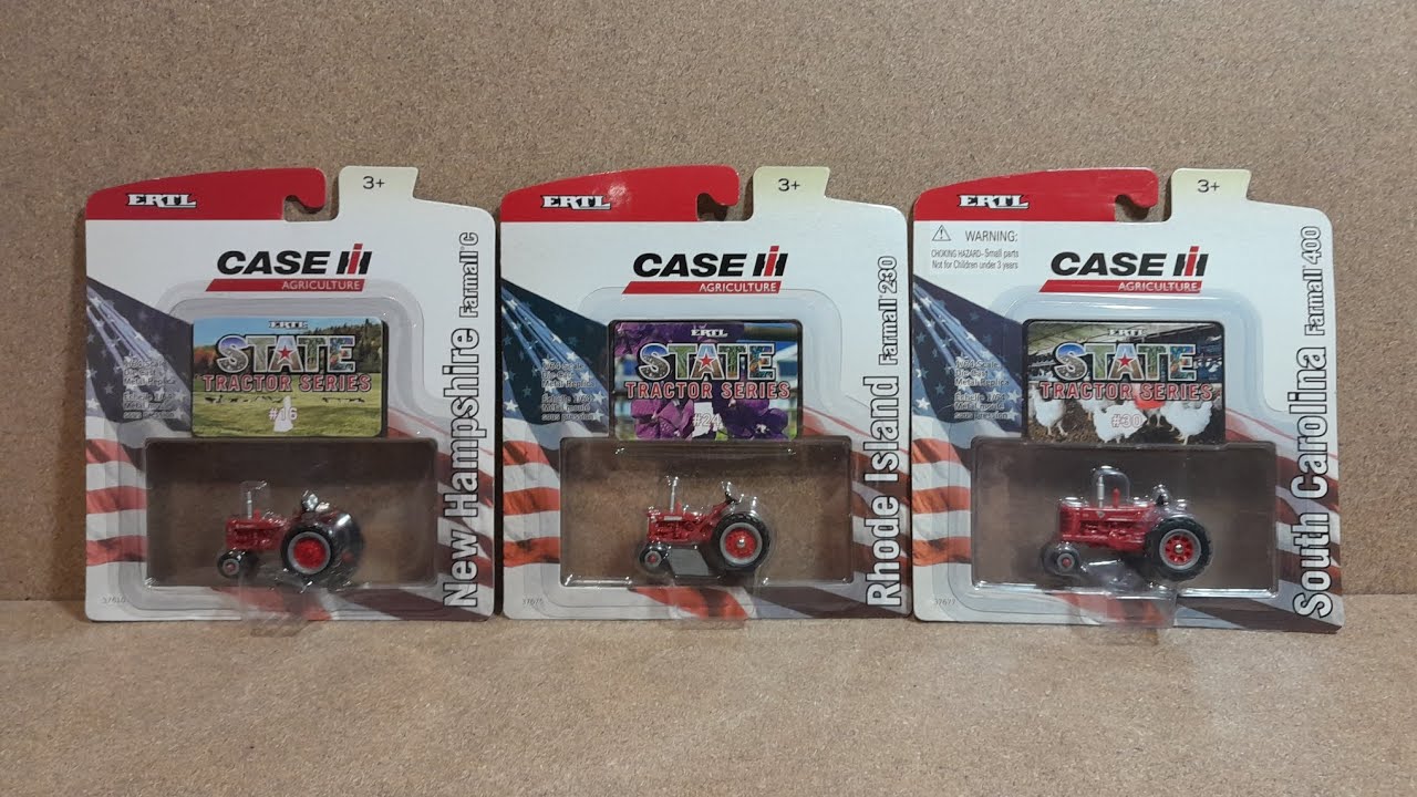 ERTL 1/64 CASE IH Farmall. State Tractor Series. - YouTube