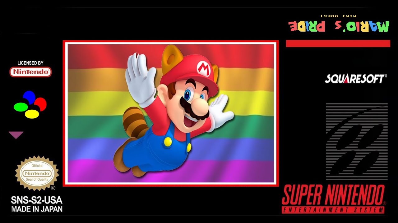 O Jogo do orgulho LGBTQIA+ Mario's Pride Month Mini Quest 2023 ROM SMC ...