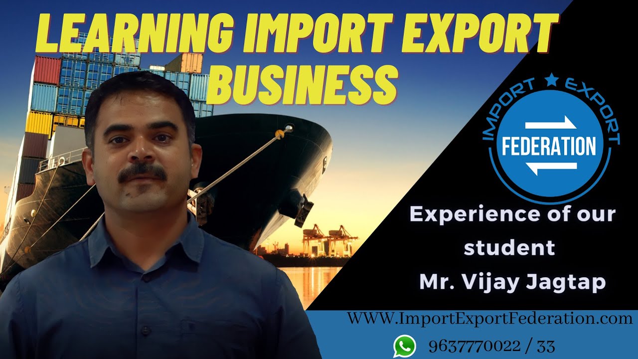 Learn Export and Start Export... Experience of Student learning Import ...