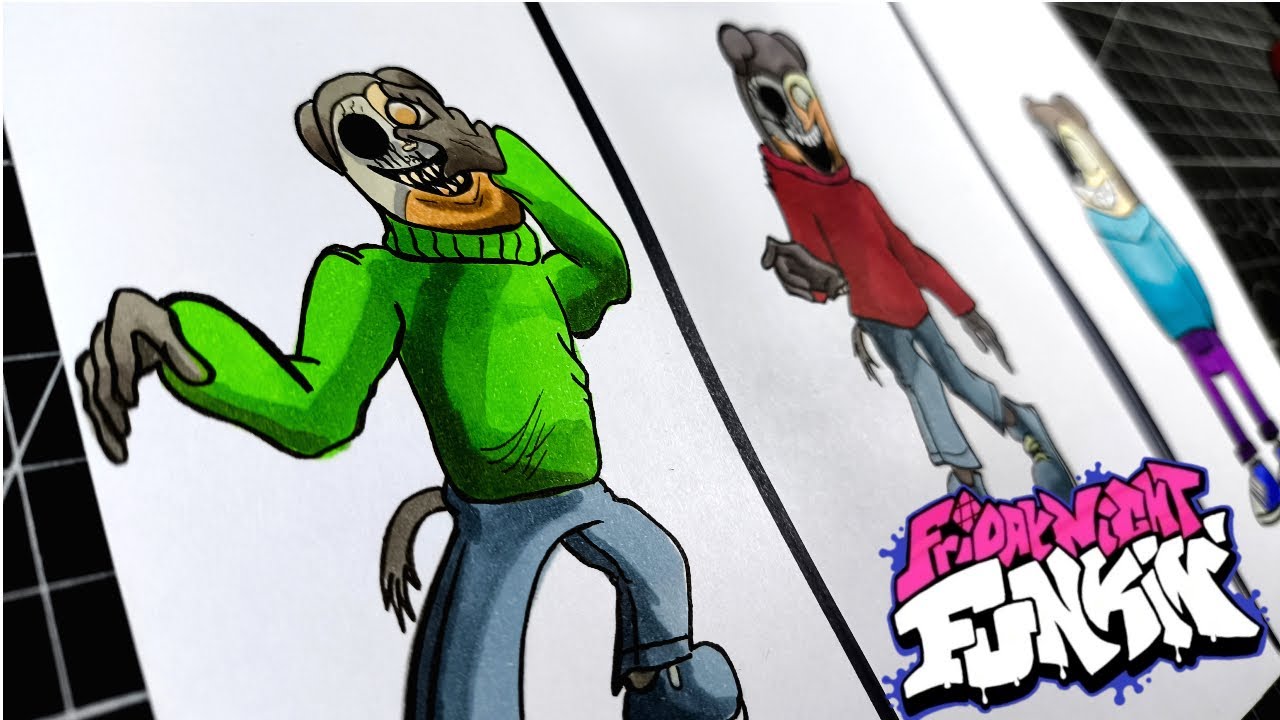 Dibujo Friday Night Funkin' TWIDDLEFINGER - V1 VS V2 VS V3 (FNF ...
