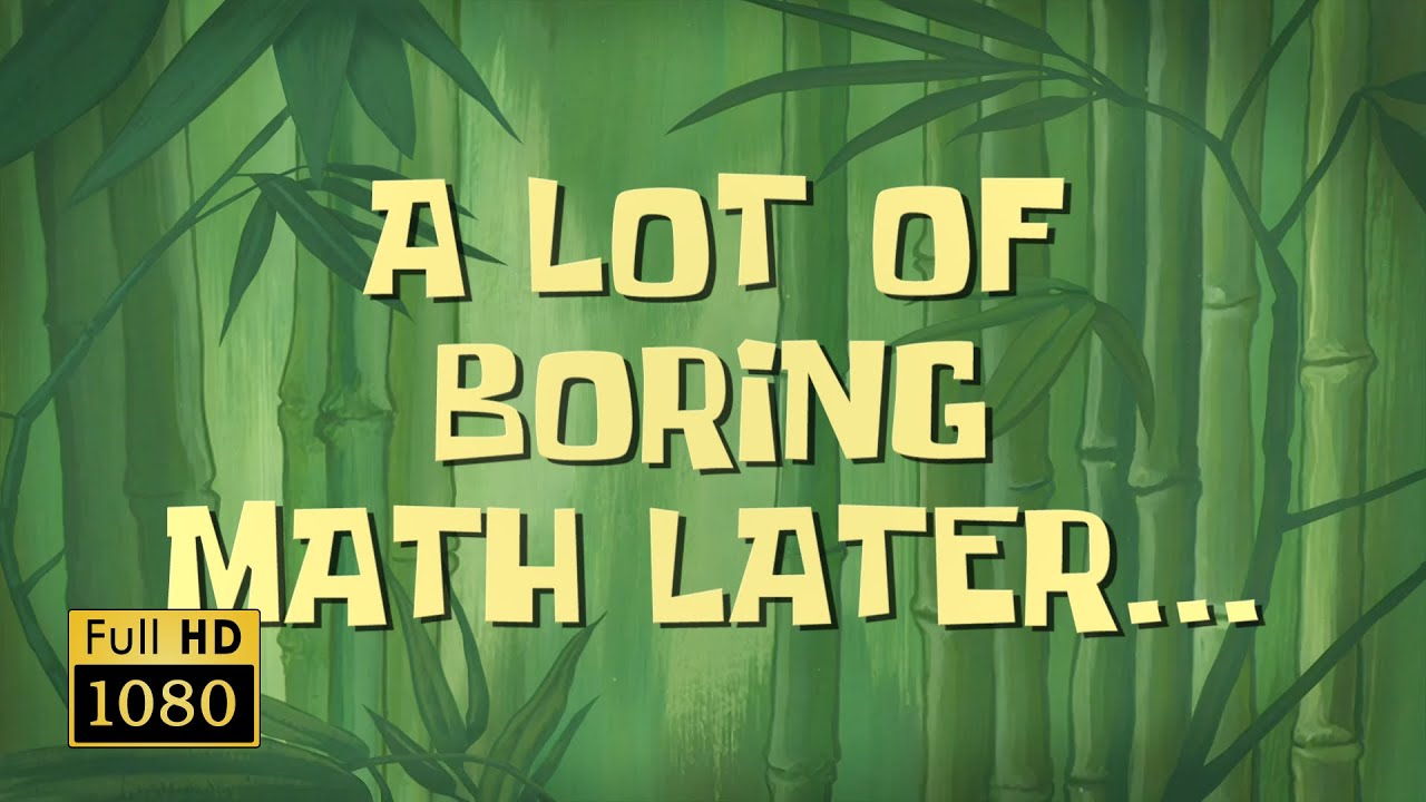 A Lot of Boring Math Later… | SpongeBob Animated Time Cards #29 - YouTube