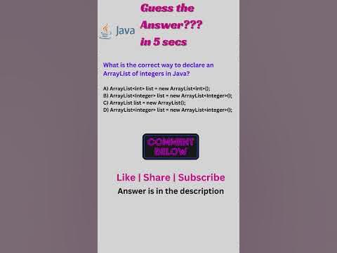 ArrayList in Java | Java Interview Questions #javainterviewquestions - YouTube