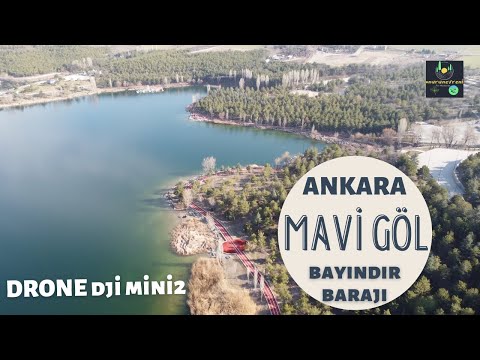 MAVİ GÖL DRONE ÇEKİMİ 4K | ANKARA | BAYINDIR BARAJI | TANITIM | DJI Mini 2 | Vlog42