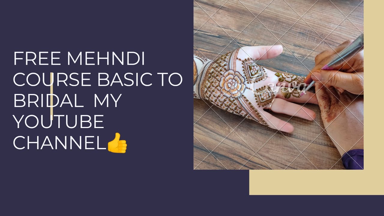 online free mehndi course basic mehndi course 50 day challenge # ...