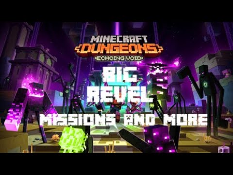 NEW ECHOING VOID DLC MISSIONS in Minecraft Dungeons - YouTube